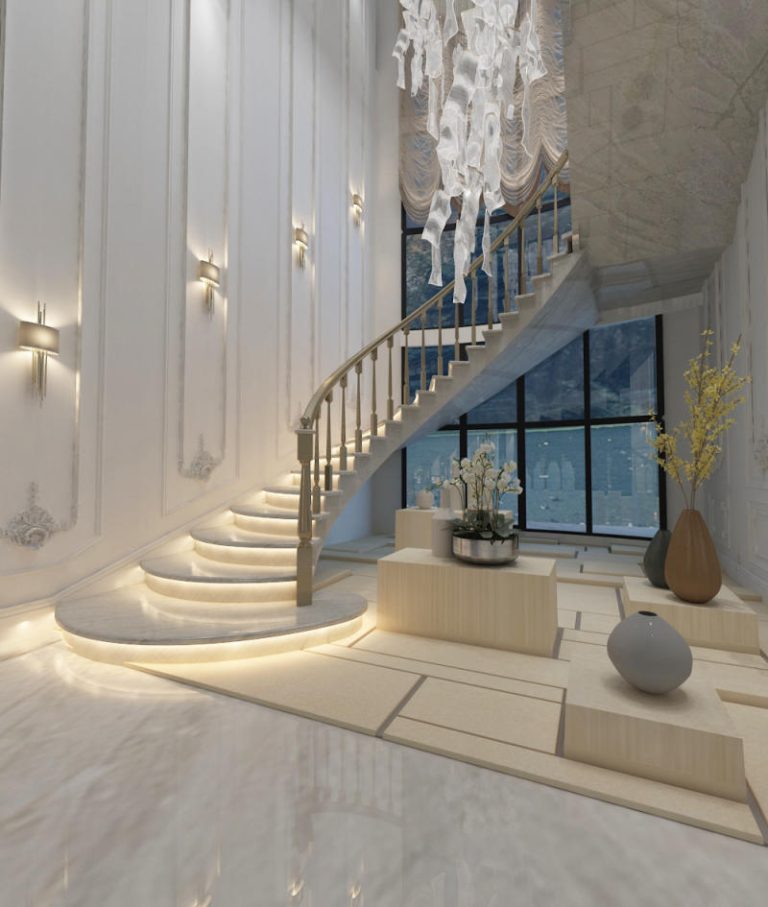 25+ Ý tưởng trang trí mảng tường cầu thang đẹp ấn tượng 2023